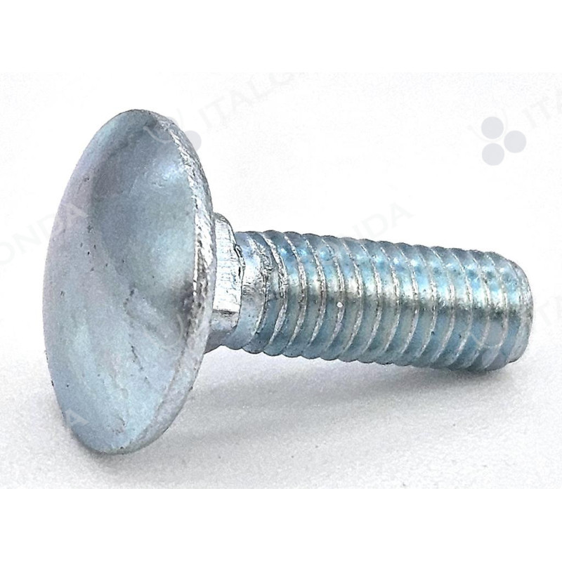 VITE TESTA TONDA C/QUADRO SOTTO TESTA M6X20 4.8 ZB