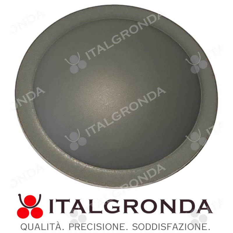 CAPPELLOTTO ALLUMINIO GRIGIO AGATA Ø35mm