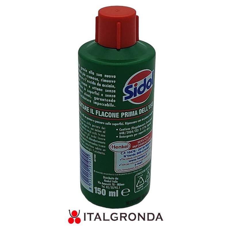 SIDOL CREMA LUCIDA METALLI 150ml