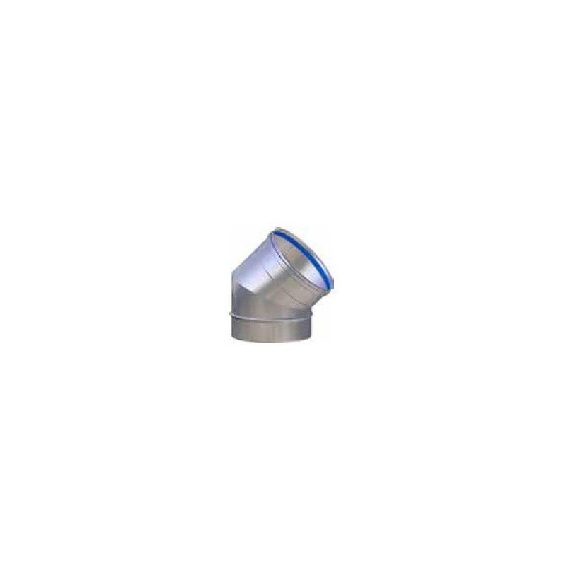 CURVA FUMI INOX 304 Ø 400 a 45°
